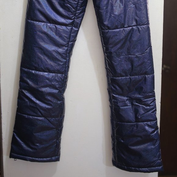 Club Exx | Jackets & Coats | Nwt Navy Metallic Snow Pants | Poshmark